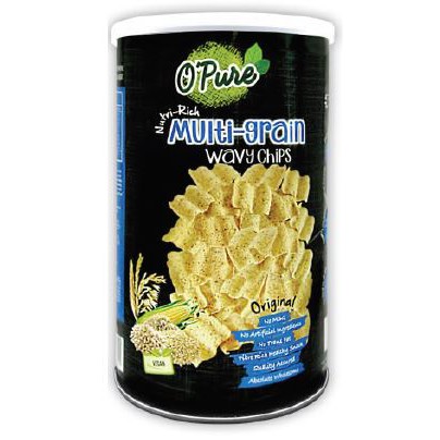 EARTH LIVING O'Pure Multi-Grain Wavy Chips (80gm) | Shopee Malaysia