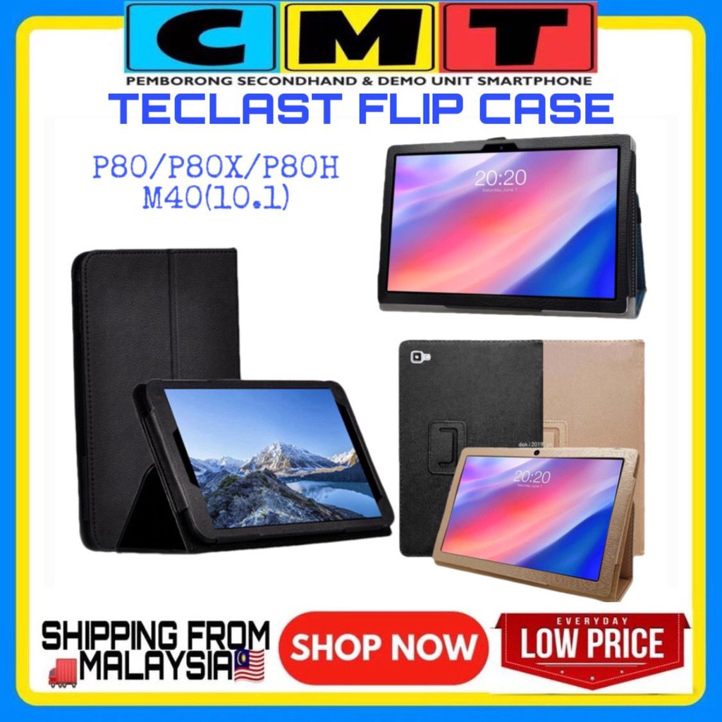 [READY STOCK] Teclast P80/P80X/P80H/M40/M40 PRO/M30 High quality Stand Pu Case | Shopee Malaysia