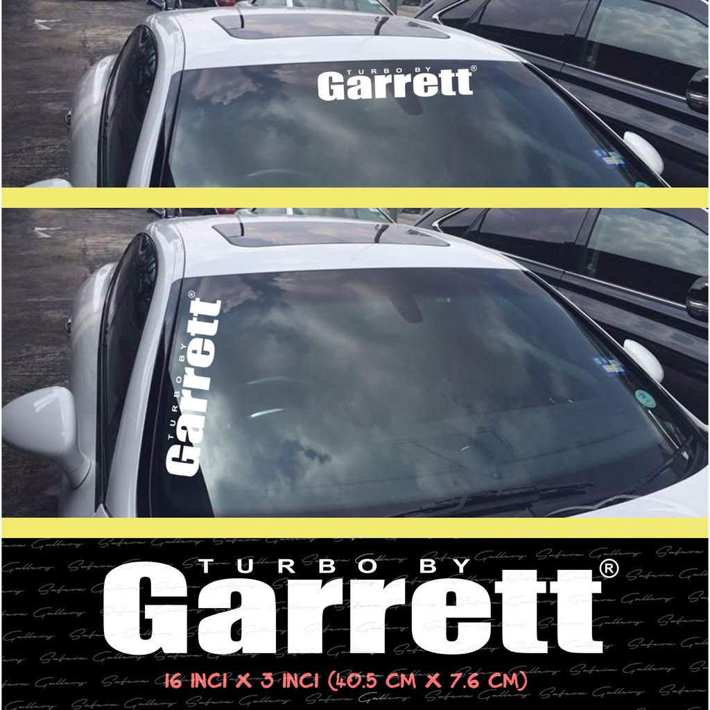 STICKER GARRET BY TURBO (cutoff-no background) | Shopee Malaysia