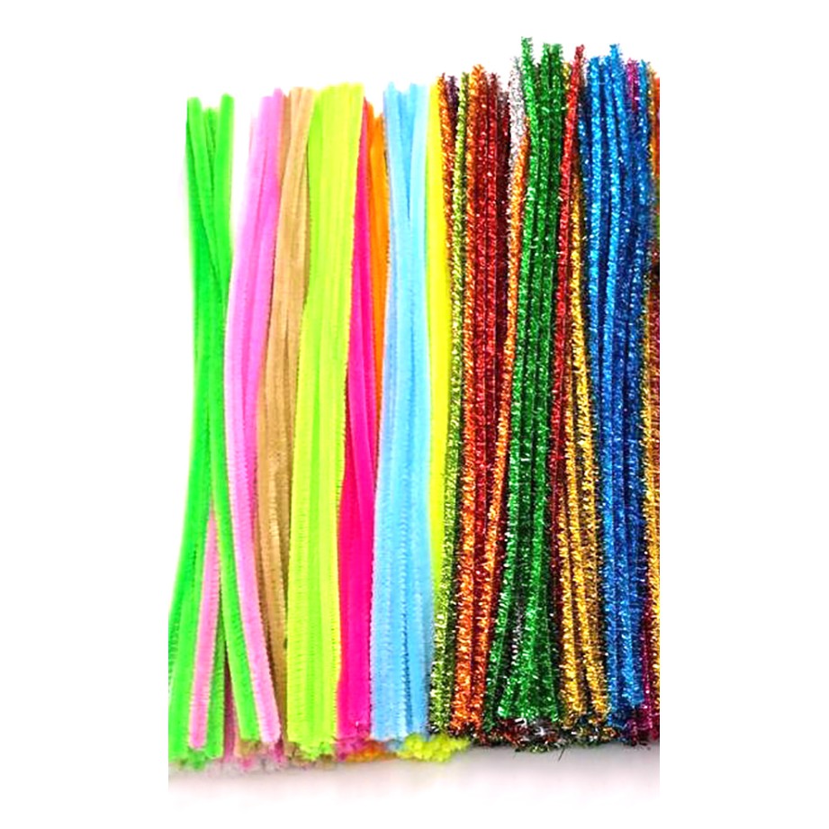 PIPE CLEANERS DIY Art & Craft Colorful 100pcs | Shopee Malaysia