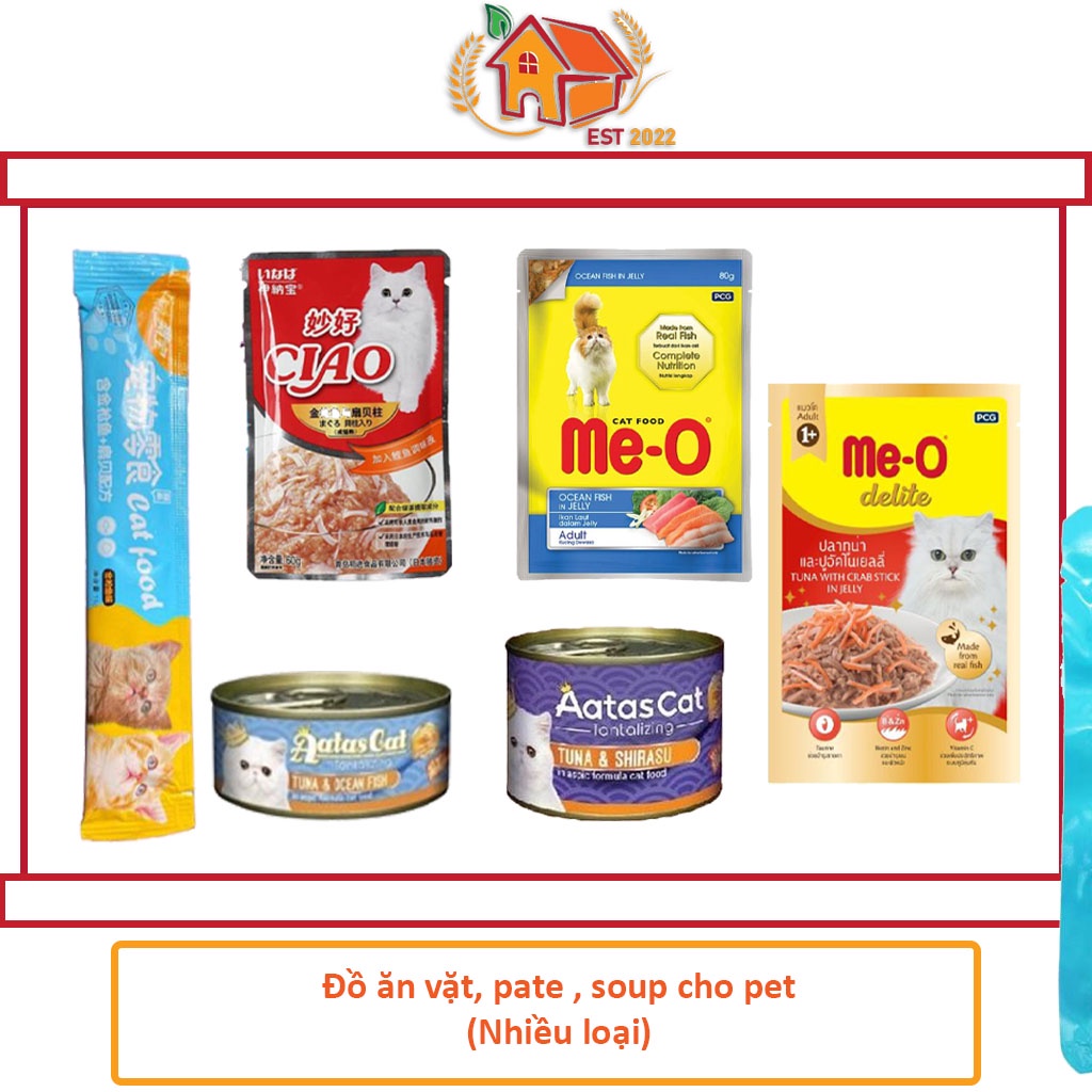 Snacks, pate, soup for dogs and cats (Various types) | Shopee Malaysia