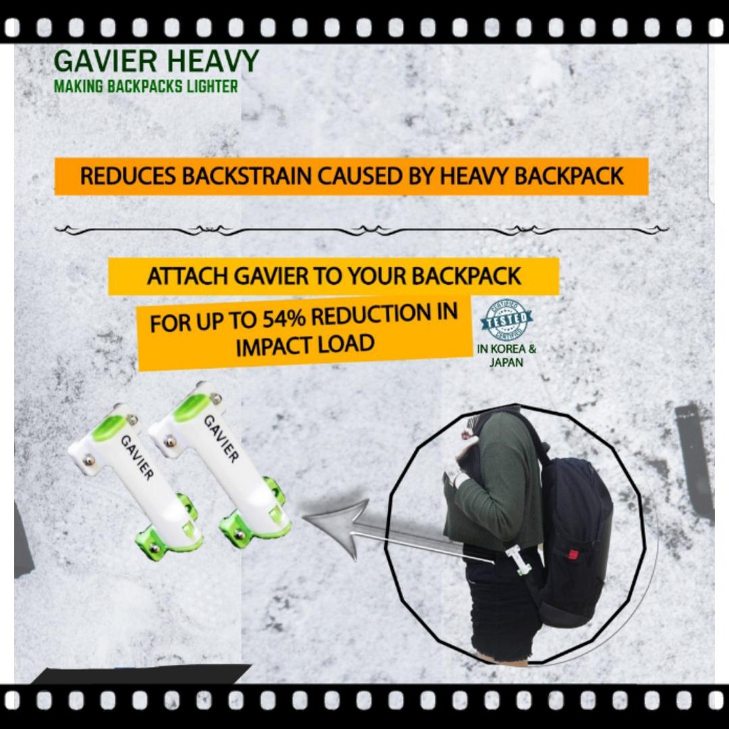 GAVIER Heavy 25Kg Backpack Weight Absorber - For All Backpack Users ...