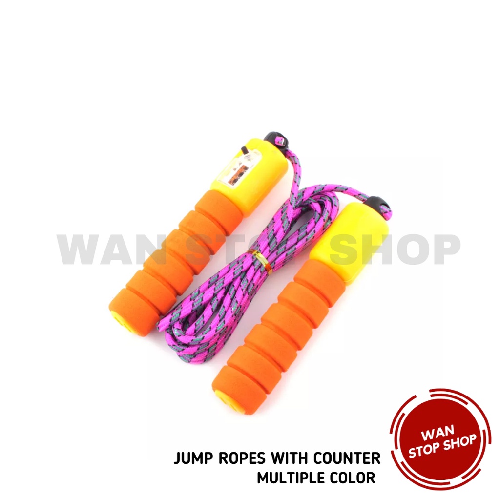 Jump Ropes with Counter Skipping Plastic Rope Plastic Rope Sports ...