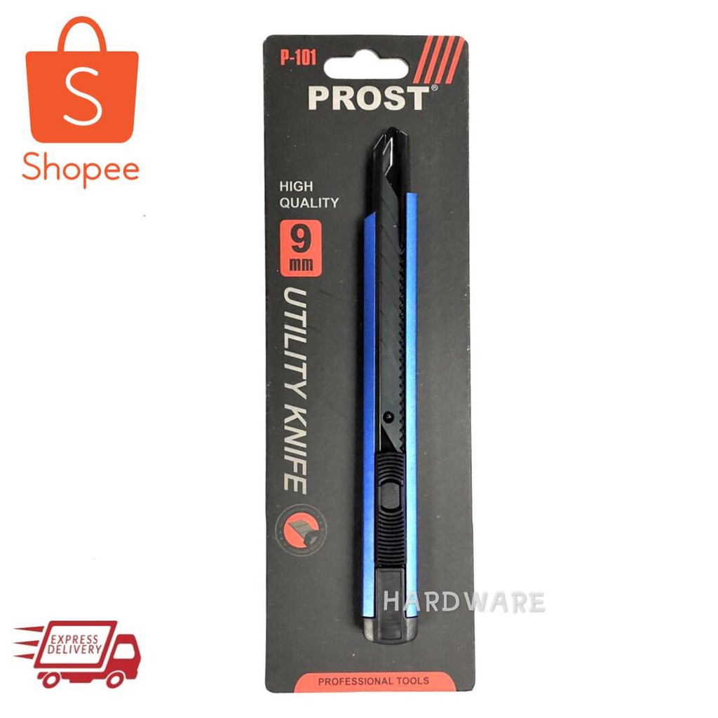 9mm Prost Precision Titanium Utility Knife/tinted Cutter knife sharp ...