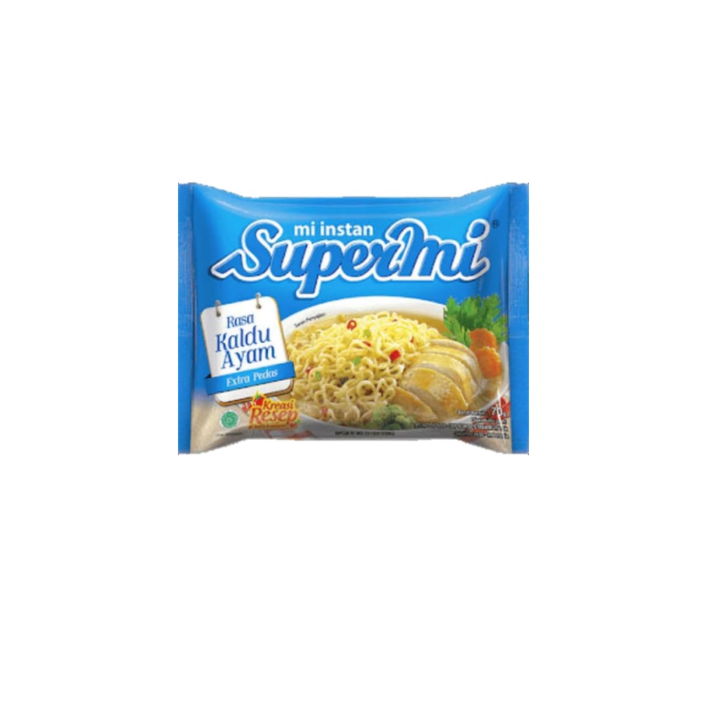 Supermi FLAVOR CHICKEN BROTH INSTANT NOODLES SUPERMIE CHICKEN BROTH ...