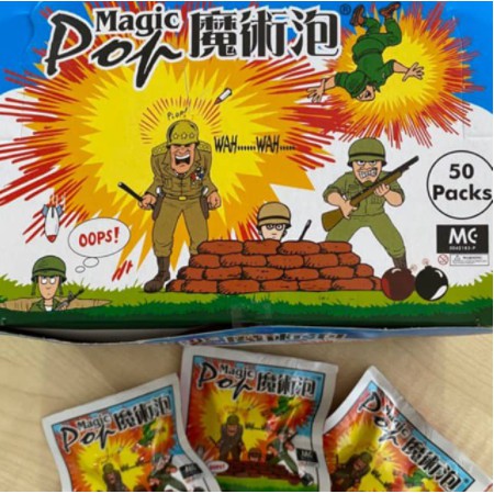 50 Pcs Magic Pop Explosion Explosives Funny Smelly Stinky Fart Bomb Bag ...