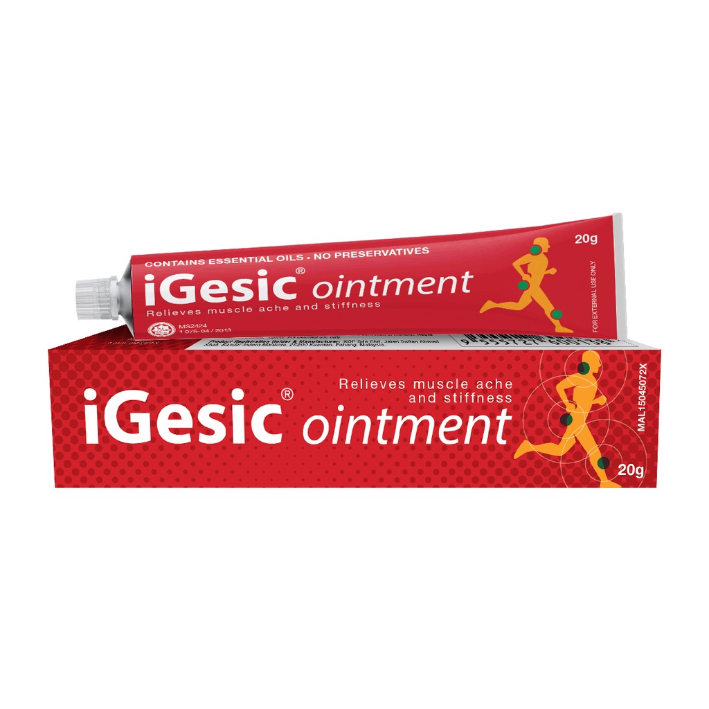 IGESIC LMS Ointment 20g (Exp: August 2027) RELIEVES MUSCLE ACHE AND ...