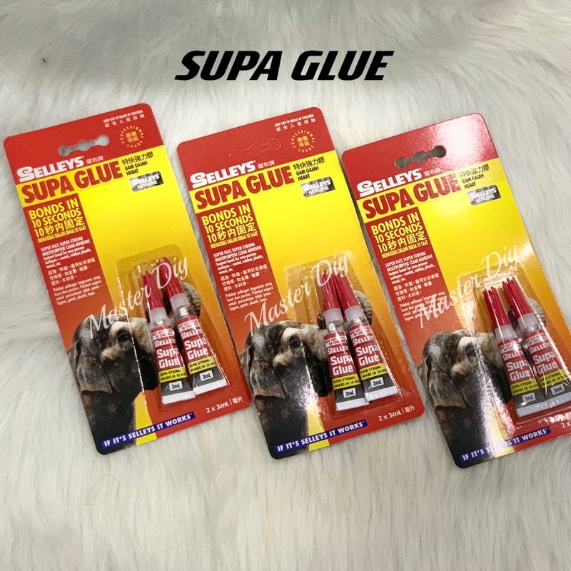 ‼️READY STOCK‼️SUPA GLUE / ADHESIVE GLUE / MULTIPURPOSE GLUE / GAM ...