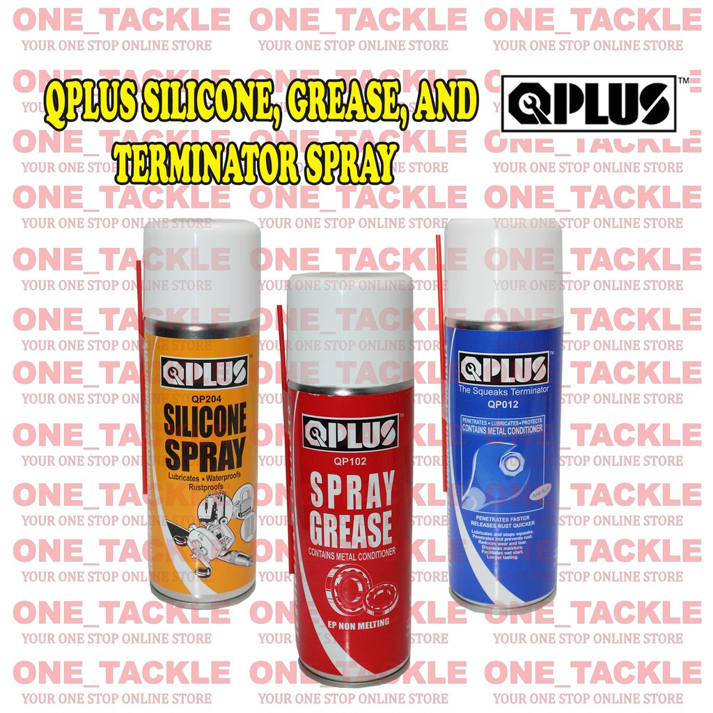 Qplus Silicone, Grease and Terminator Spray (sabah & sarawak tidak ...