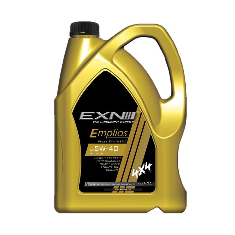 EXN Emplios SAE 5W40 - Fully Synthetic Engine Oil (7 liter) | Shopee ...