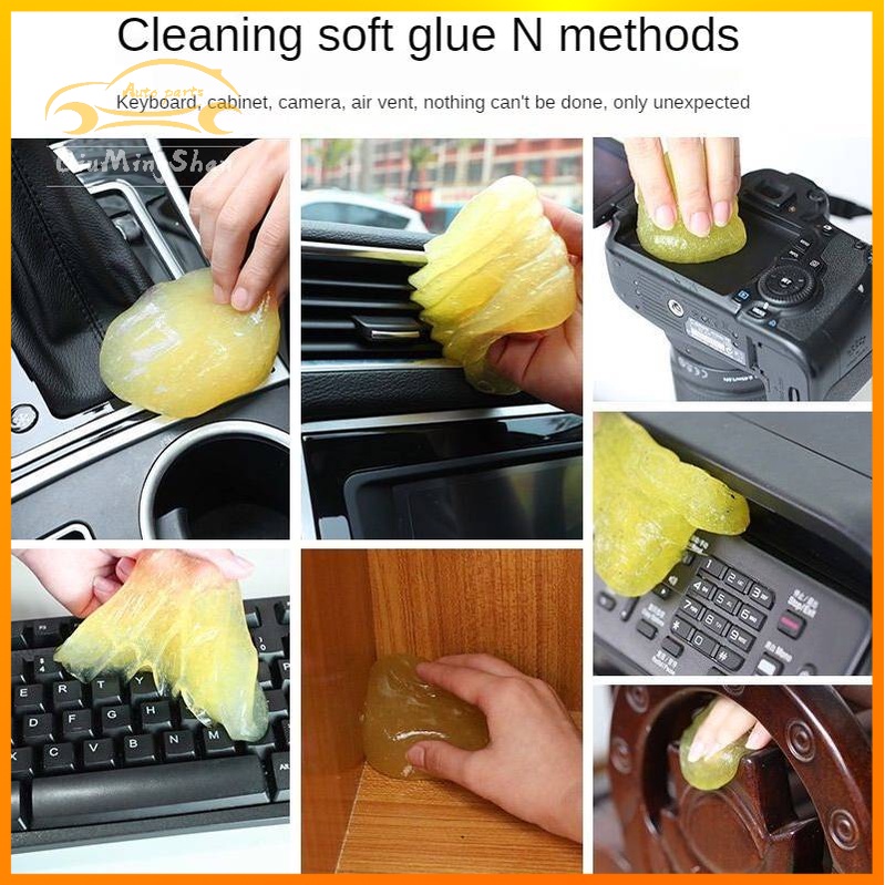 Keyboard Gel Car Clean Glue Cleaner Dust Germ Cyber Putty Desk Computer ...