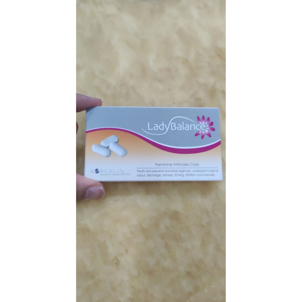 Lady Balance feminine intimate care 12 vaginal tablets/box | Shopee ...
