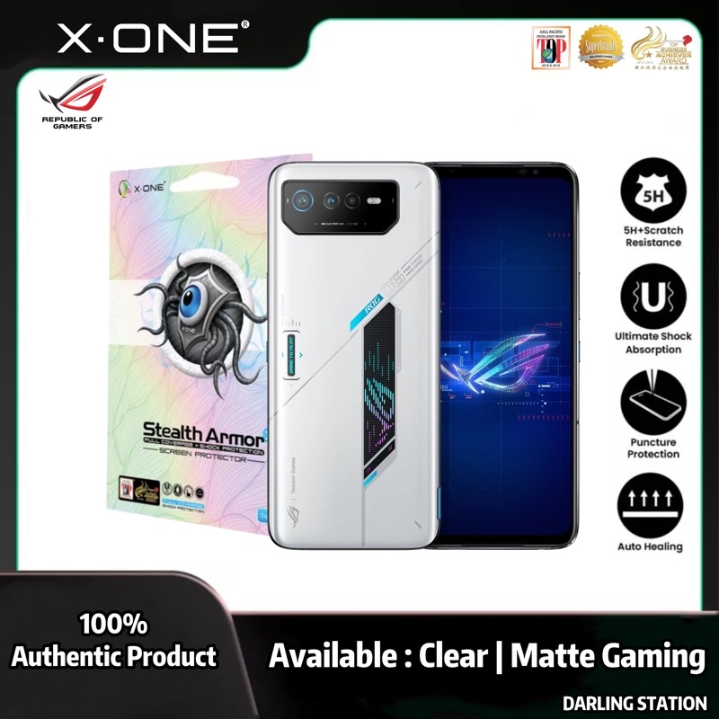 Asus Rog Phone 9/8/7/6/5/3/2/1 X-One Stealth Armor 3 Clear and Matte ...