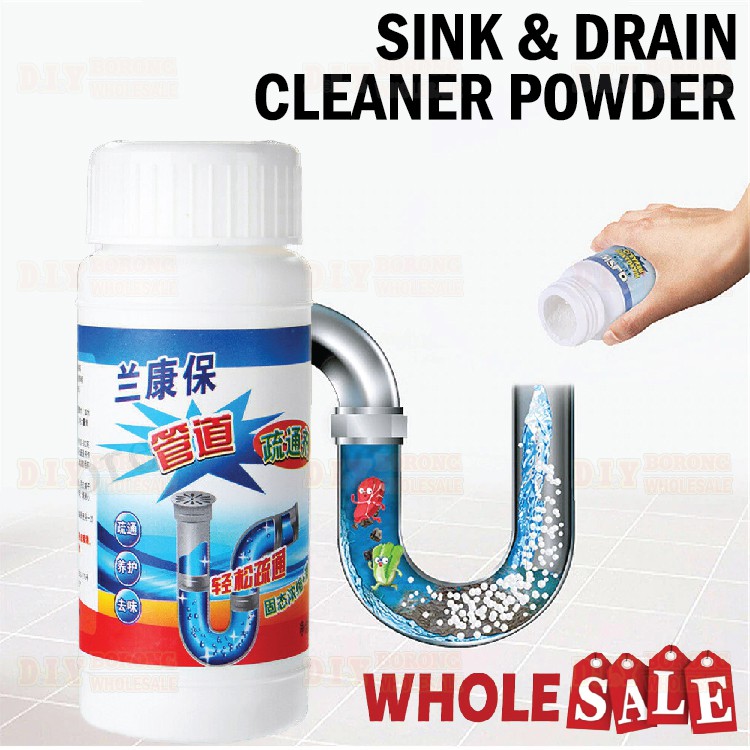 110ml Sink Drain Clog Remover Cleaning Powder Pipe Dredging Agents ...
