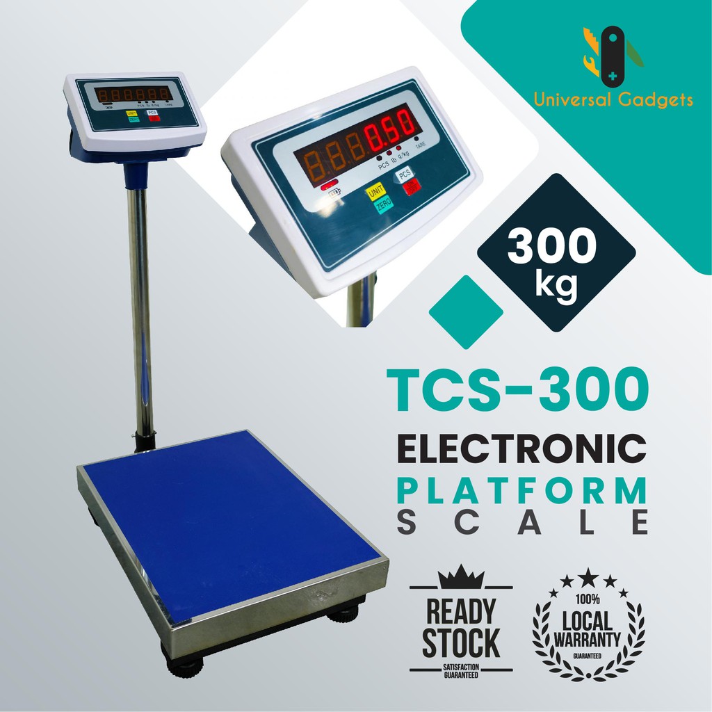 Electronic Digital Platform Scale Tcs 300kg | Shopee Malaysia