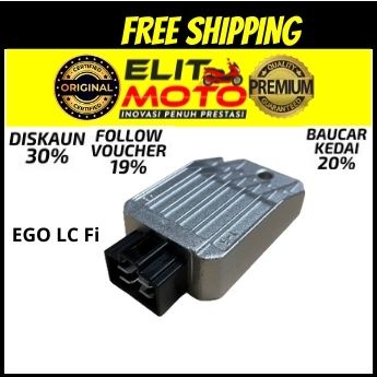 RECTIFIER REGULATOR YAMAHA EGO LC FUEL INJECTION RECTIFIER EGO LC Fi ...