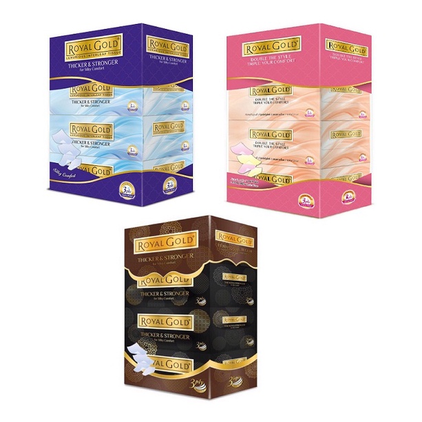 ROYAL GOLD FACIAL TISSUE 110SX4BOX 3PLY | Shopee Malaysia