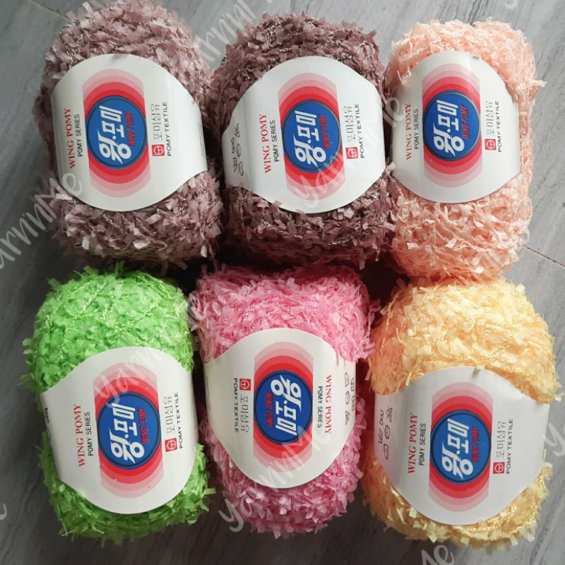 (9 Colors) Wing PoMy leaf yarn imported from Korea | Shopee Malaysia