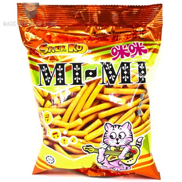 🔥READY STOCK🔥 SNEK KU MIMI MI-MI PRAWN FLAVOURED SNACKS 80G KEROPOK ...