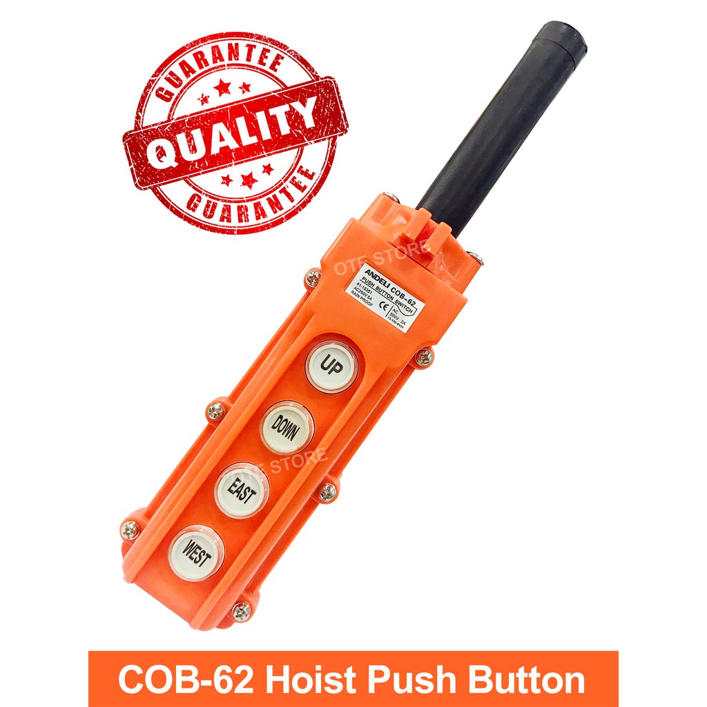 Andeli COB-62 4 Way Hoist Push Button (UP / DOWN / EAST / WEST ...