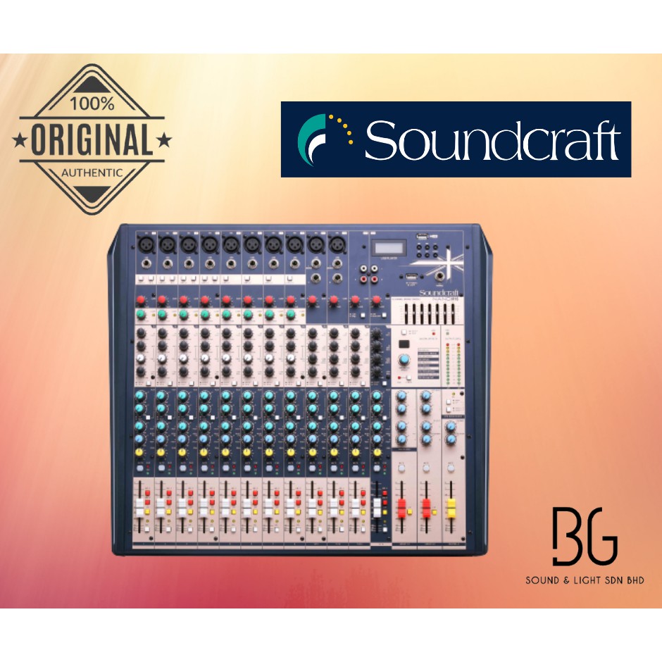 SOUNDCRAFT NANO M16 professional compact analog mixer | Shopee Malaysia