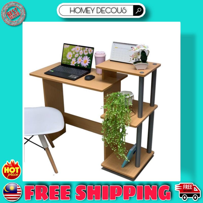 MEJA LAPTOP MEJA KOMPUTER Writing Desk Computer Desk PC Laptop Table ...