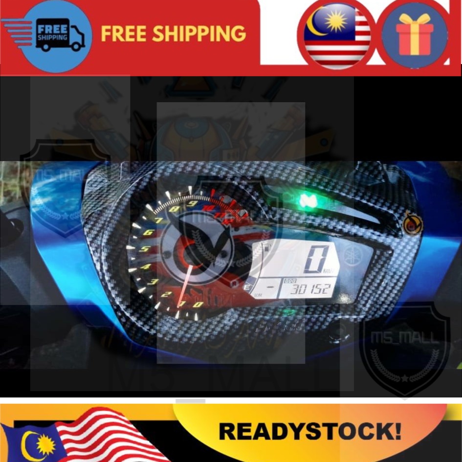 R/STOCK" STIKER METER YAMAHA Y15 V1 STICKER METER INLINE FREE+NAMA & NO ...