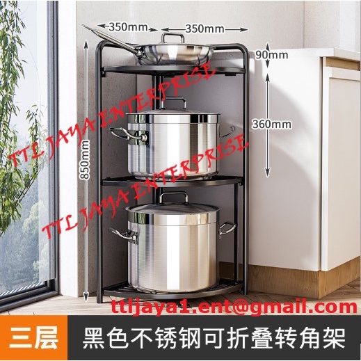 3 TIERS TRIANGLE STORAGE RACK / 三层折叠三角置物架 | Shopee Malaysia