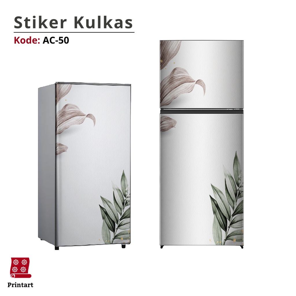 1 door refrigerator sticker and 2 door Aesthetic Refrigerator Sticker ...