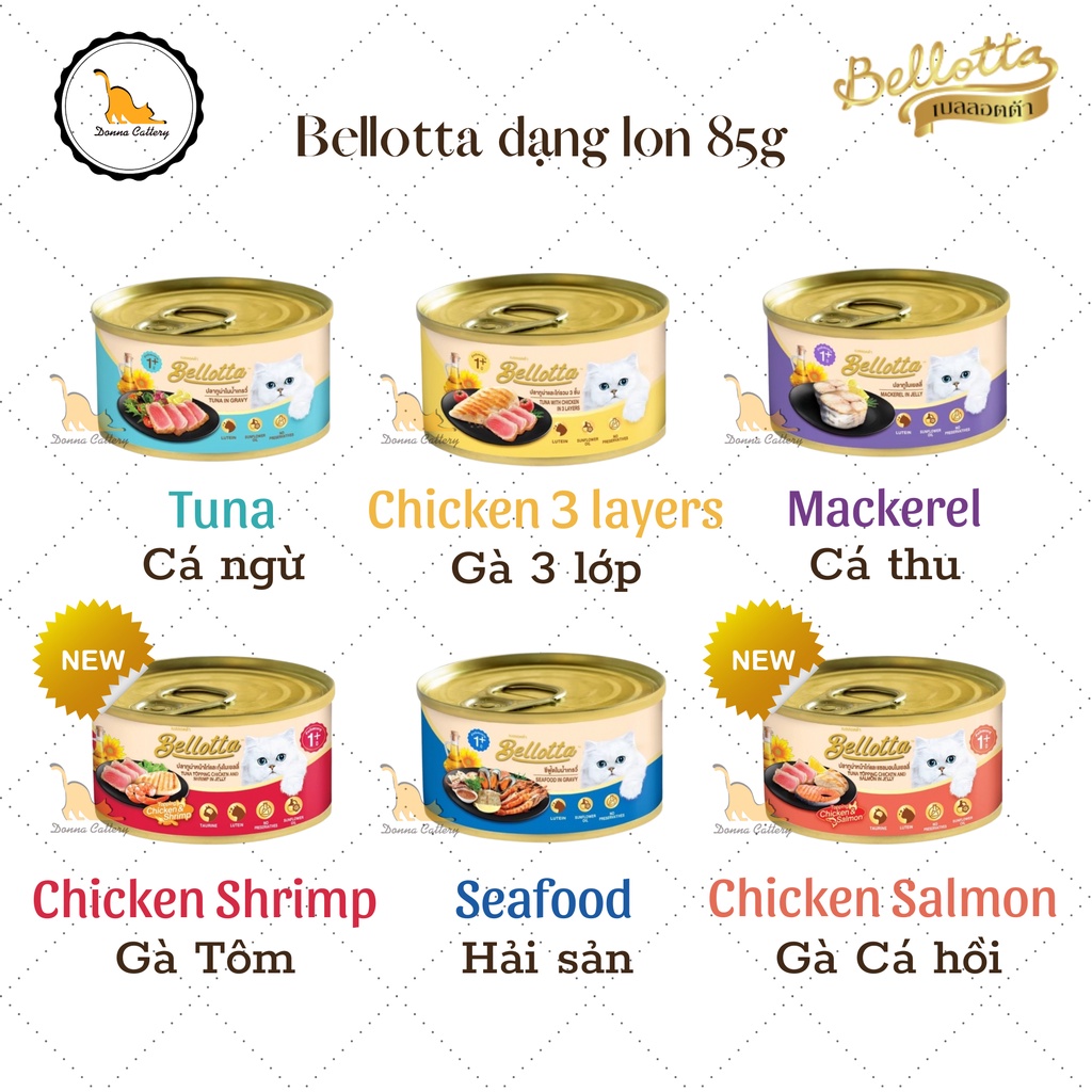 [NEW Flavor] BELLOTTA PATE CAN FOR CATS 85g ALL FLAVORS | Shopee Malaysia