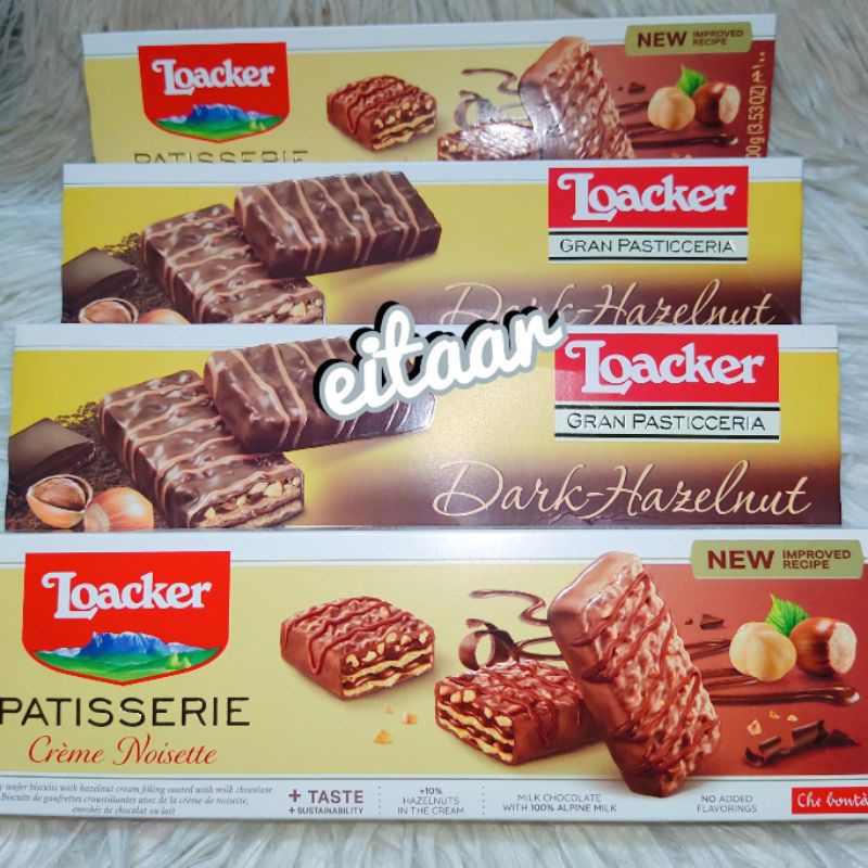 Coklat Langkawi Loacker Tortina/Gran Pastisserie Creme Noisette ...