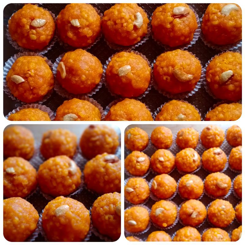 Less Sweet Homemade Laddu (10 Pcs)- soft and moist laddu | Shopee Malaysia