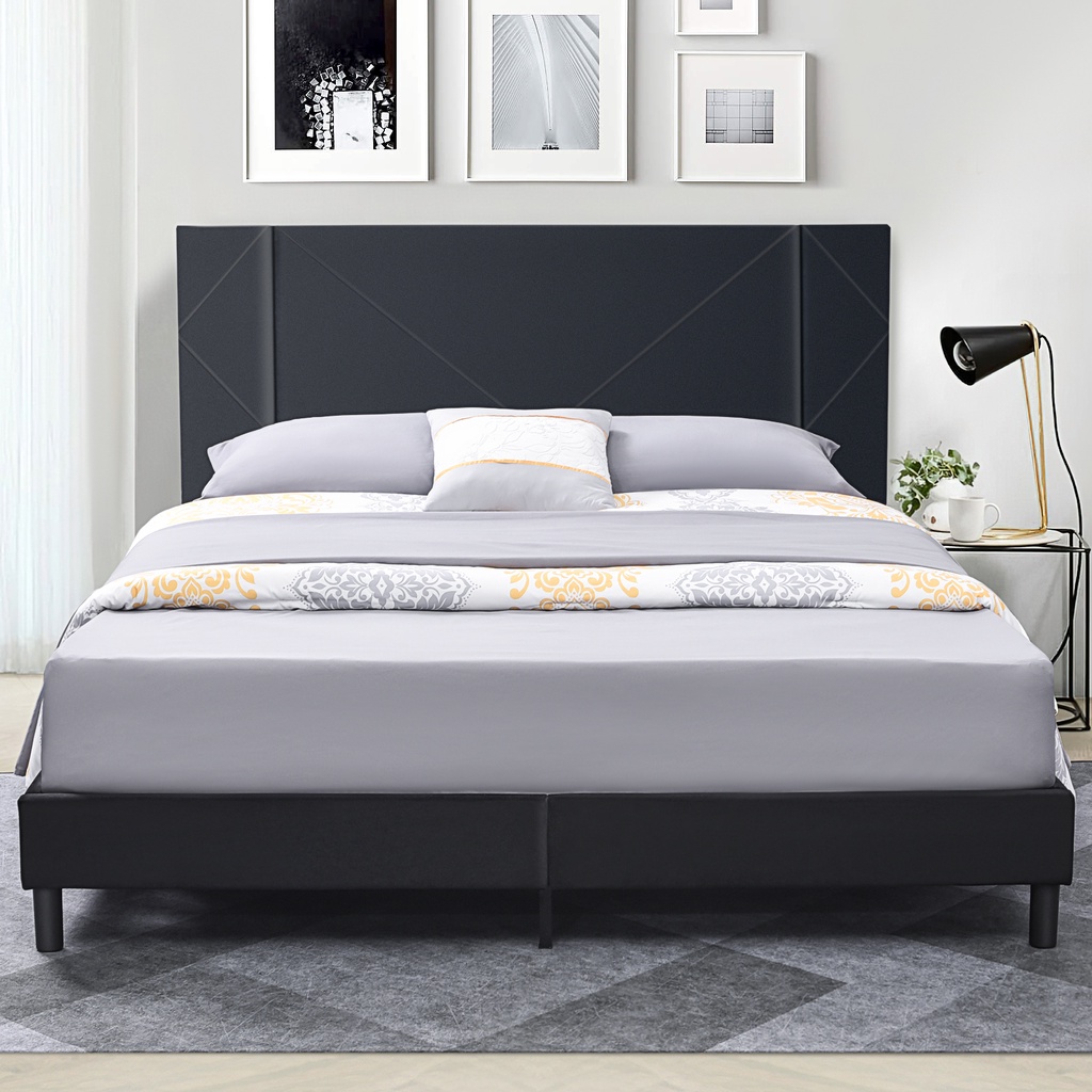 Solid wood large bed frame /large bed frame /Super Single /Queen /King ...