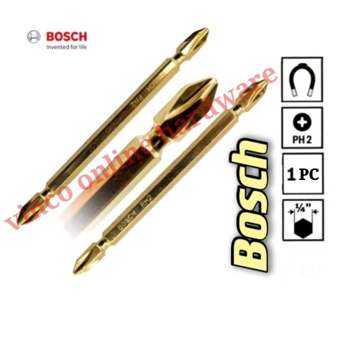 BOSCH PH2 65/110mm Magnetised Screwdriver Bit (+) (1 pcs) | Shopee Malaysia