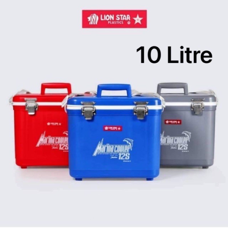 10L MARINA Cooler Box 12S / Cool Box / Ice Bucket / Bocong Ais / Tong ...