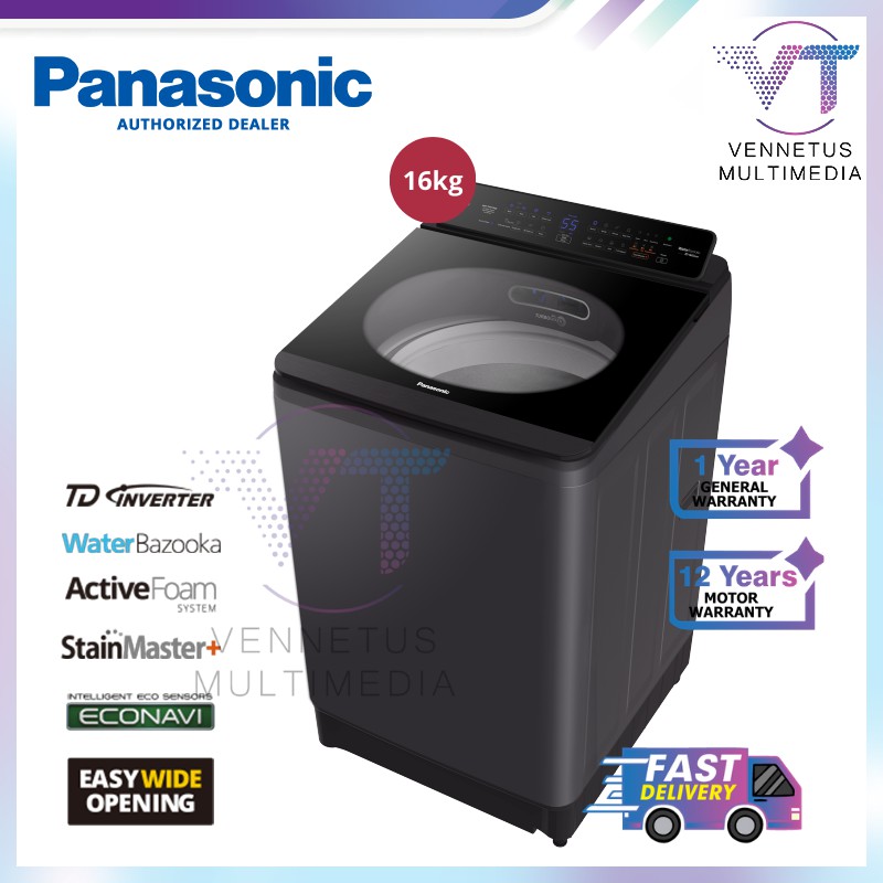 [FREE SHIPPING FOR NORTHERN] Panasonic 16KG Washer NA-FD16V1BRT for ...