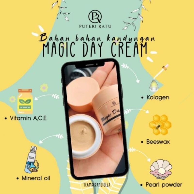 Puteri Ratu day cream magic day cream original hq | Shopee Malaysia