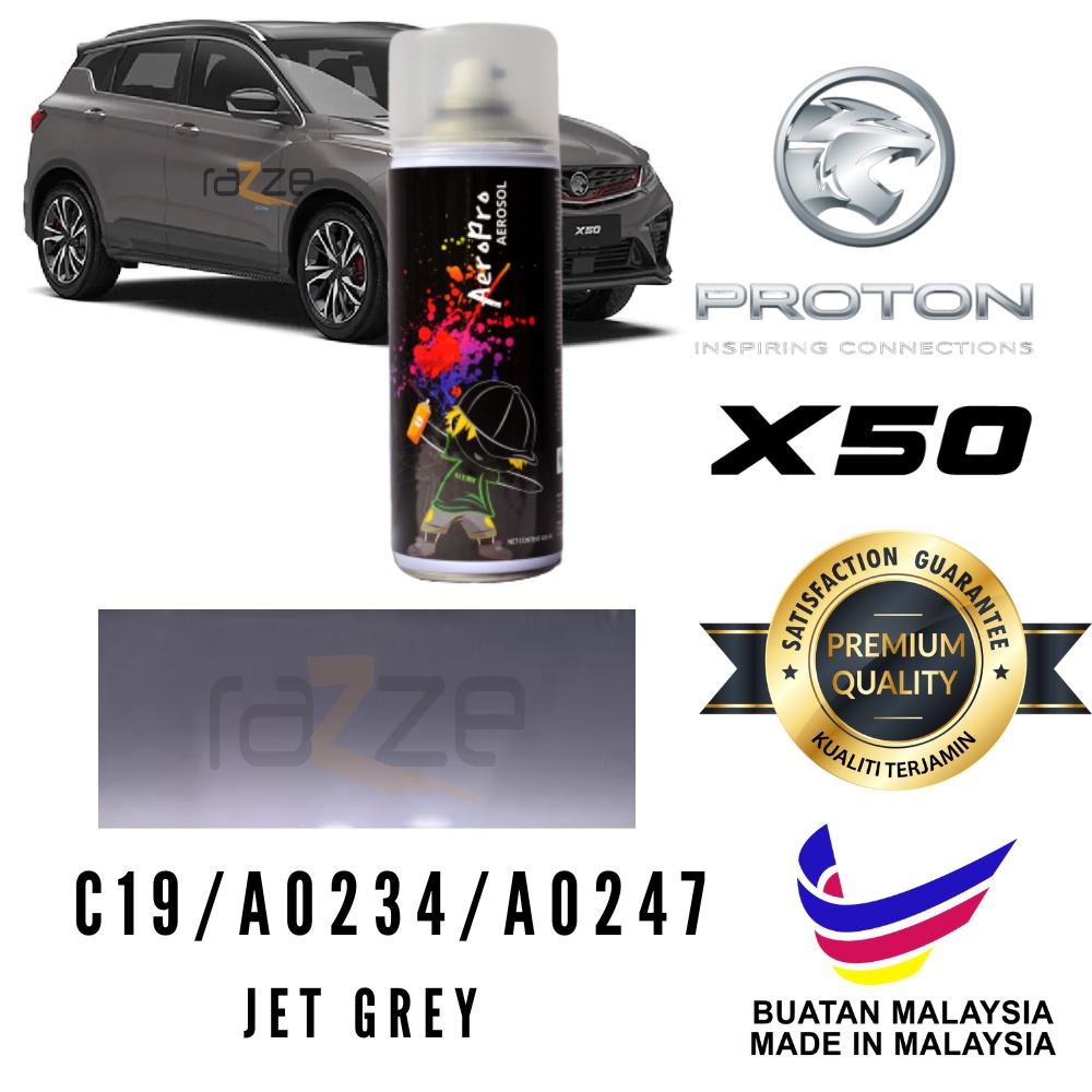 PROTON X50 - Aerosol Spray Paint Original Colour Touch Up– RAZZE ...