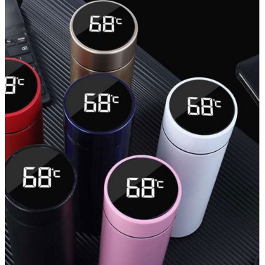 Fashion Smart Temperature Flask LED Display Vacuum Thermal Flask 500ml ...