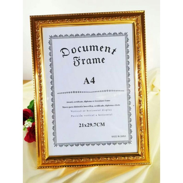 A4 certificate frame with stand /A4 sijil frame with stand/(a4-6883 ...