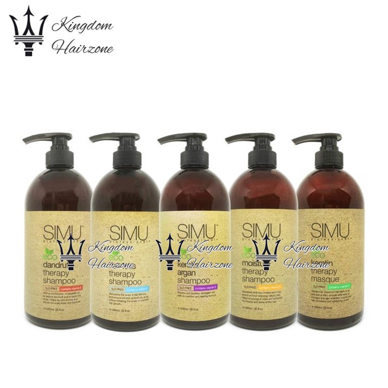 SIMU Eco Dandruff / Hair Loss / Moisture / Keratin Argan Shampoo ...