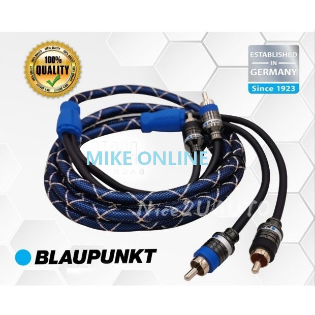 Blaupunkt RCA Cable RC2-20S - 2 Channel | 2.0m |6.6ft | Shopee Malaysia