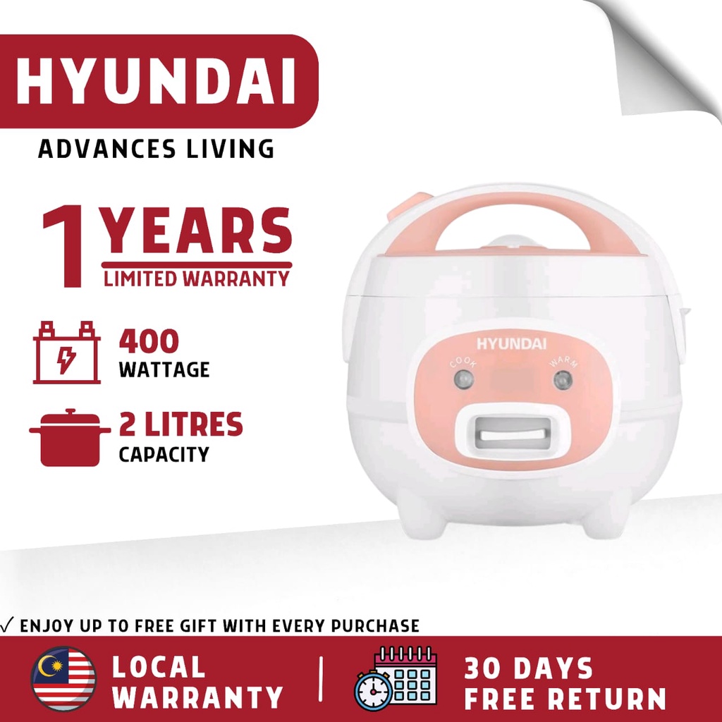Hyundai Rice Cooker 2.0L (KOREA) / Philips Rice Cooker HD3129/ HD3115 ...