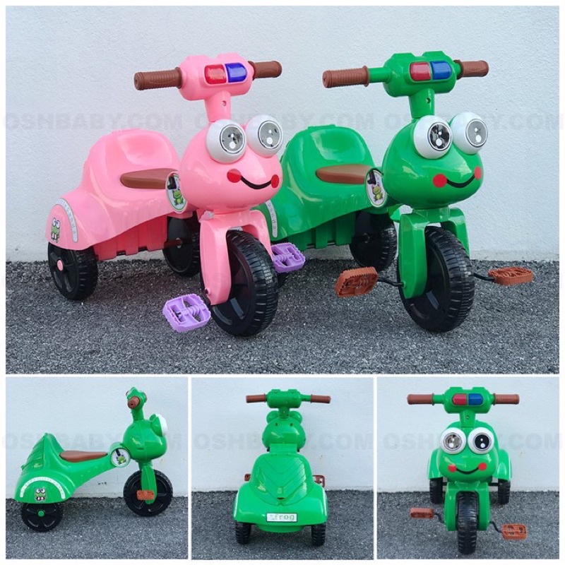 Kids foldable bicycle 3-wheel frog cartoon | Shopee Malaysia