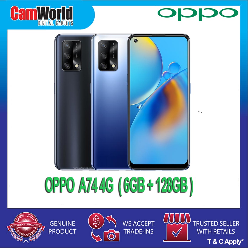 Oppo A74 4G ( 6GB + 128GB ) | Shopee Malaysia