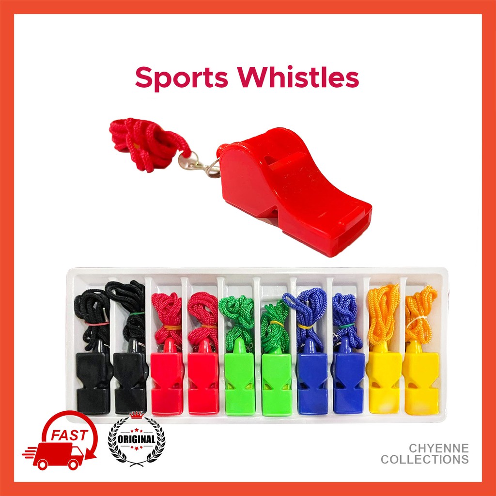 Referee Whistles Best Quality • Sports Plastic Whistle with Rope ...