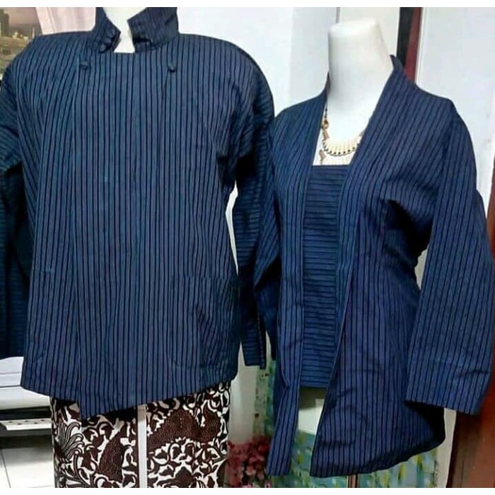 Javanese traditional surjan clothes and adult lurik kebaya alusan rolew ...