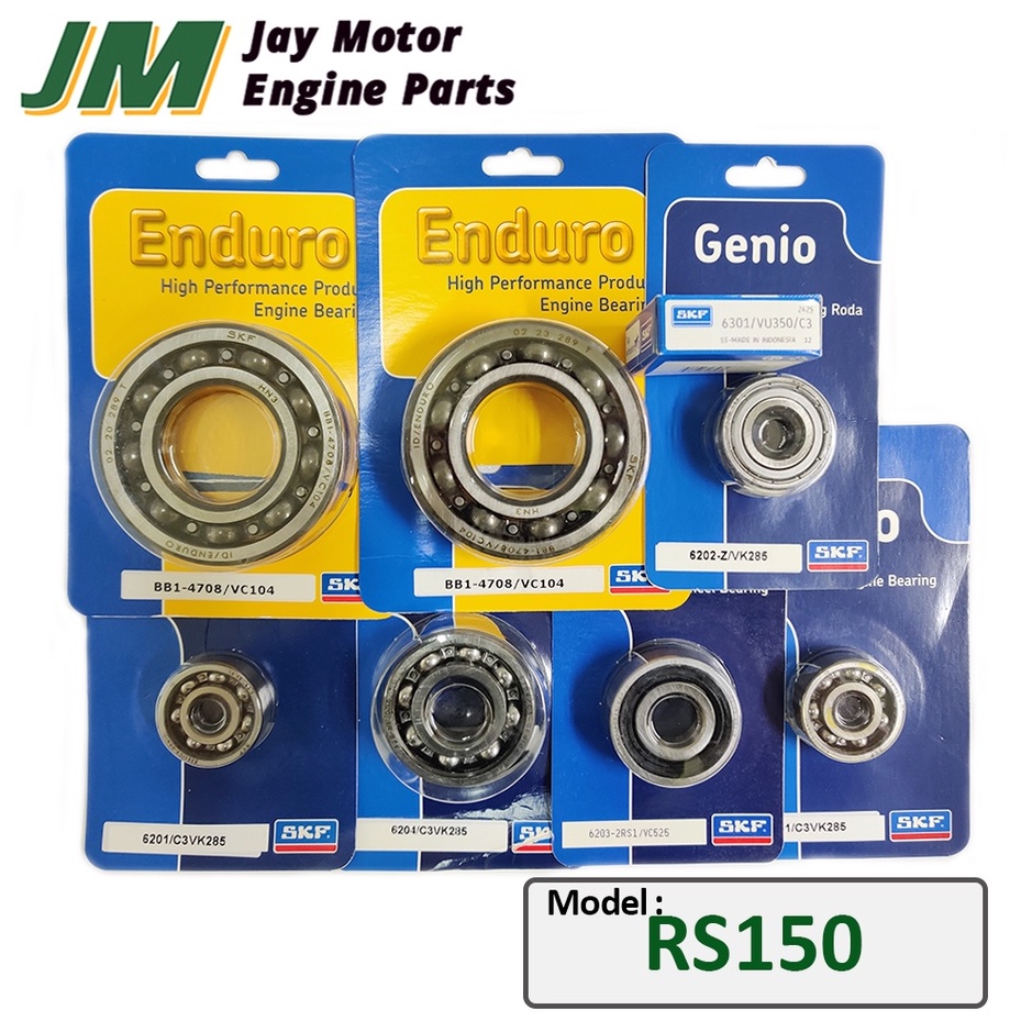 ALAL SKF GENIO ENGINE BEARING SET JAPAN { WAVE125 / WAVE110 / EX5 ...