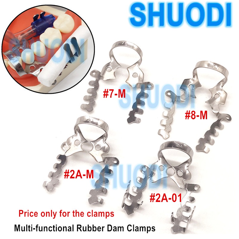 Dental Multi-Funtional Rubber Dam Clamp Dental Special Clips Clamps ...