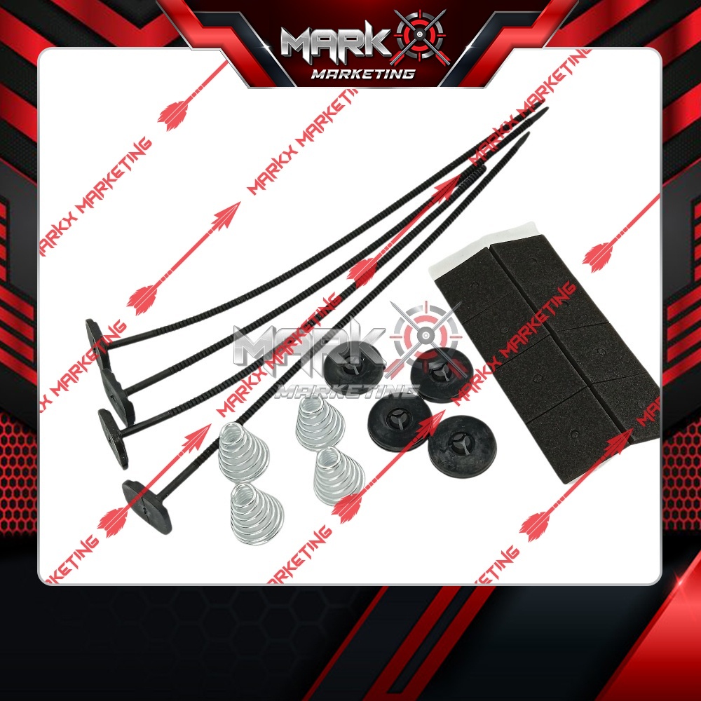 Universal Radiator Engine Fan Mounting Protective Cable Ties Springs ...